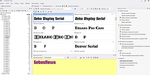 Gestión - SebasNews - Fonts